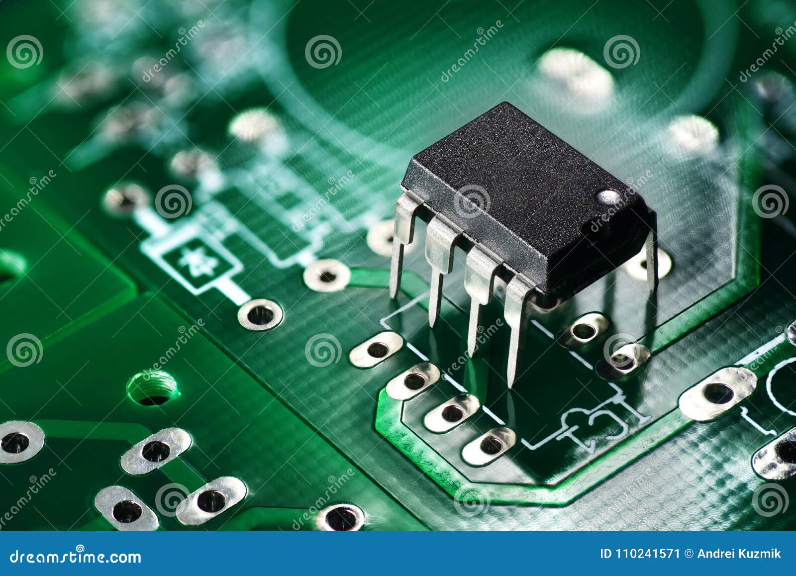 Printed Circuit Board and Chip Stock Image - Image of hardware, macro ... Printed Circuit Board and Chip Stock Image - Image of hardware, macro ...
