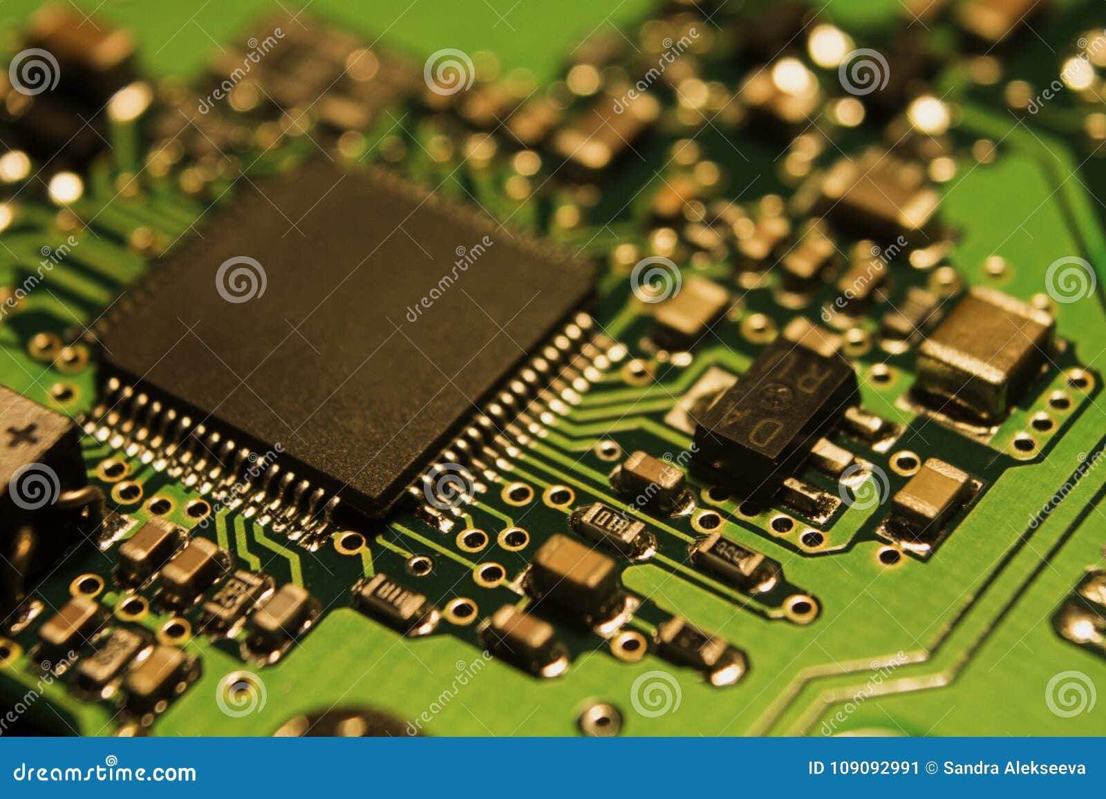 Electronic chip of an HDD stock image. Image of circuit - 109092991