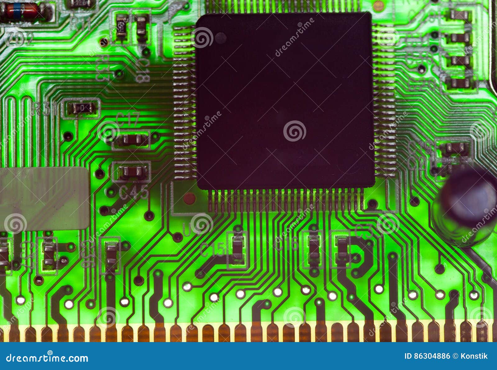 Electronic Chip and Standard Inscriptions of Resistors and Condensers ...