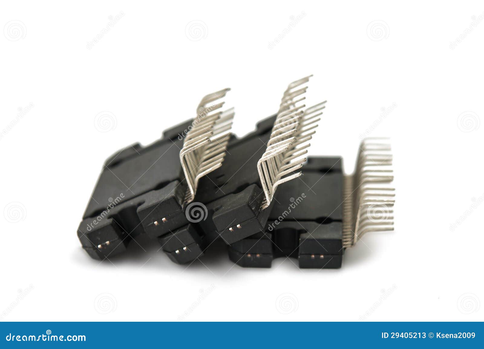 Electronic chips isolated stock image. Image of object - 29405213