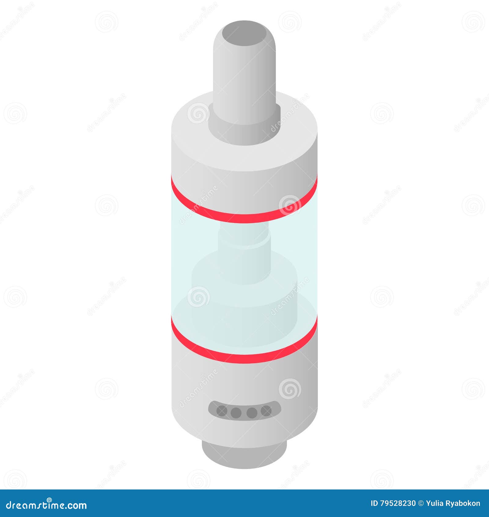 Electronic Cigarette Atomizer Icon Stock Vector - Illustration of ...