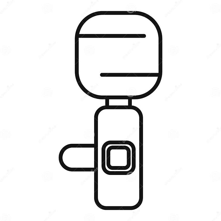 Electronic Cigarette Device with Button for Vaping Icon Stock Vector ...