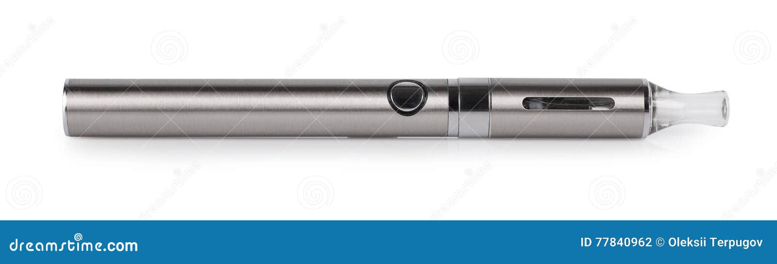 Electronic Cigarette Isolated on White Stock Photo - Image of inhalator ...