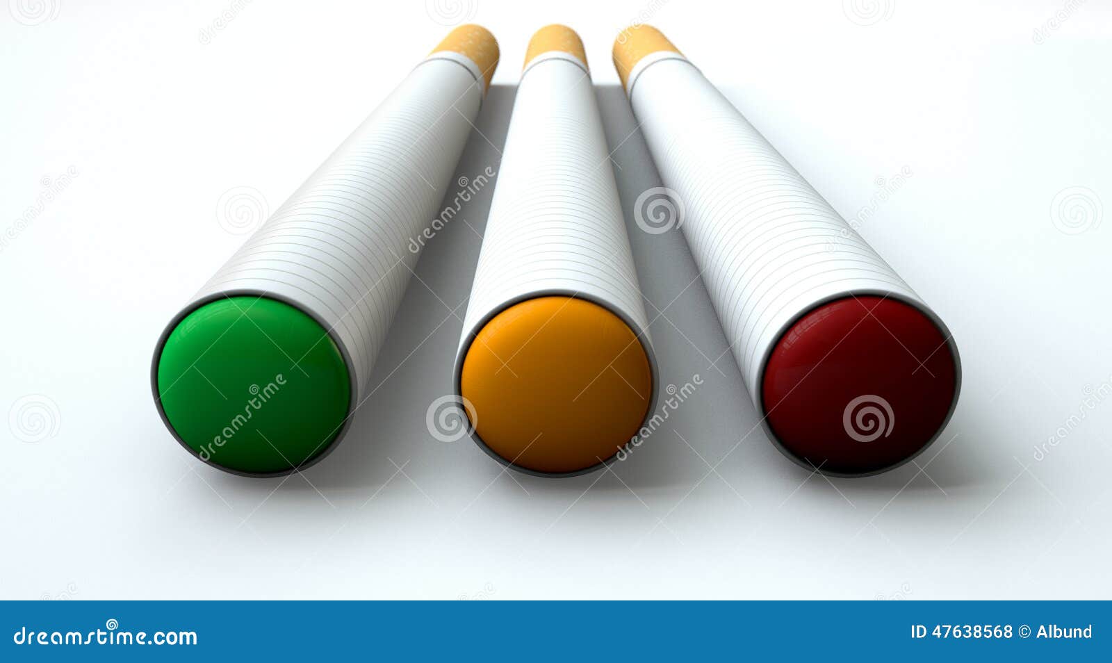 Electronic Cigarette Traffic Light Concept Stock Illustration ...