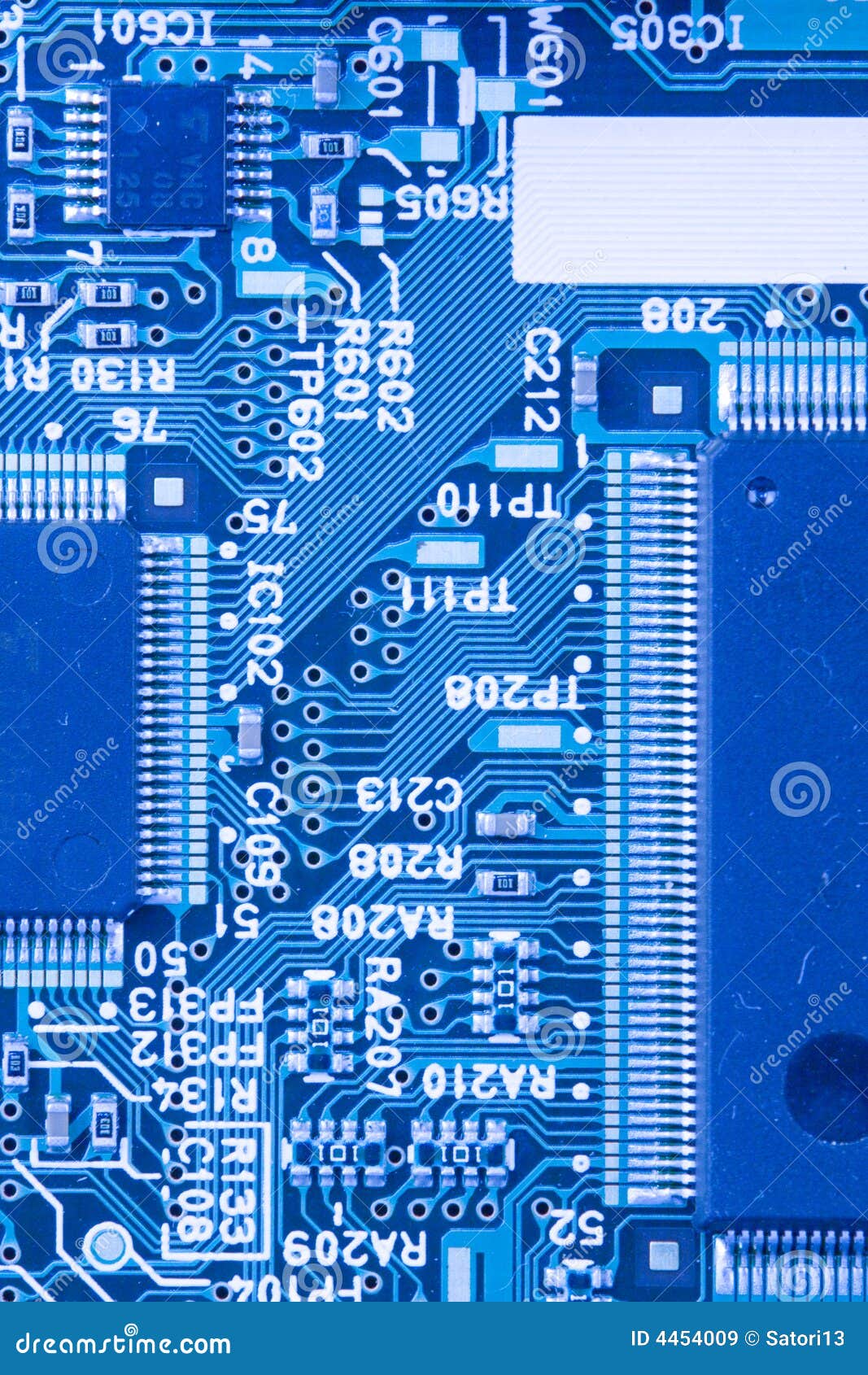 Electronic circuit stock image. Image of integrated, circuit - 4454009