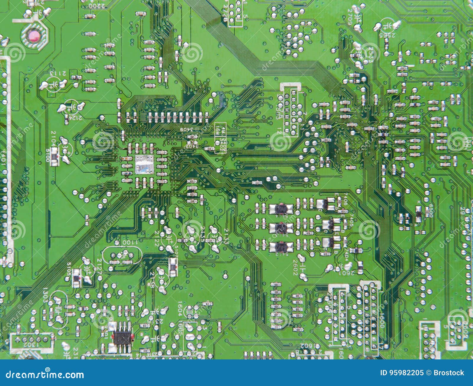 Electronic Circuit Abstract Background Stock Image - Image of concept ...