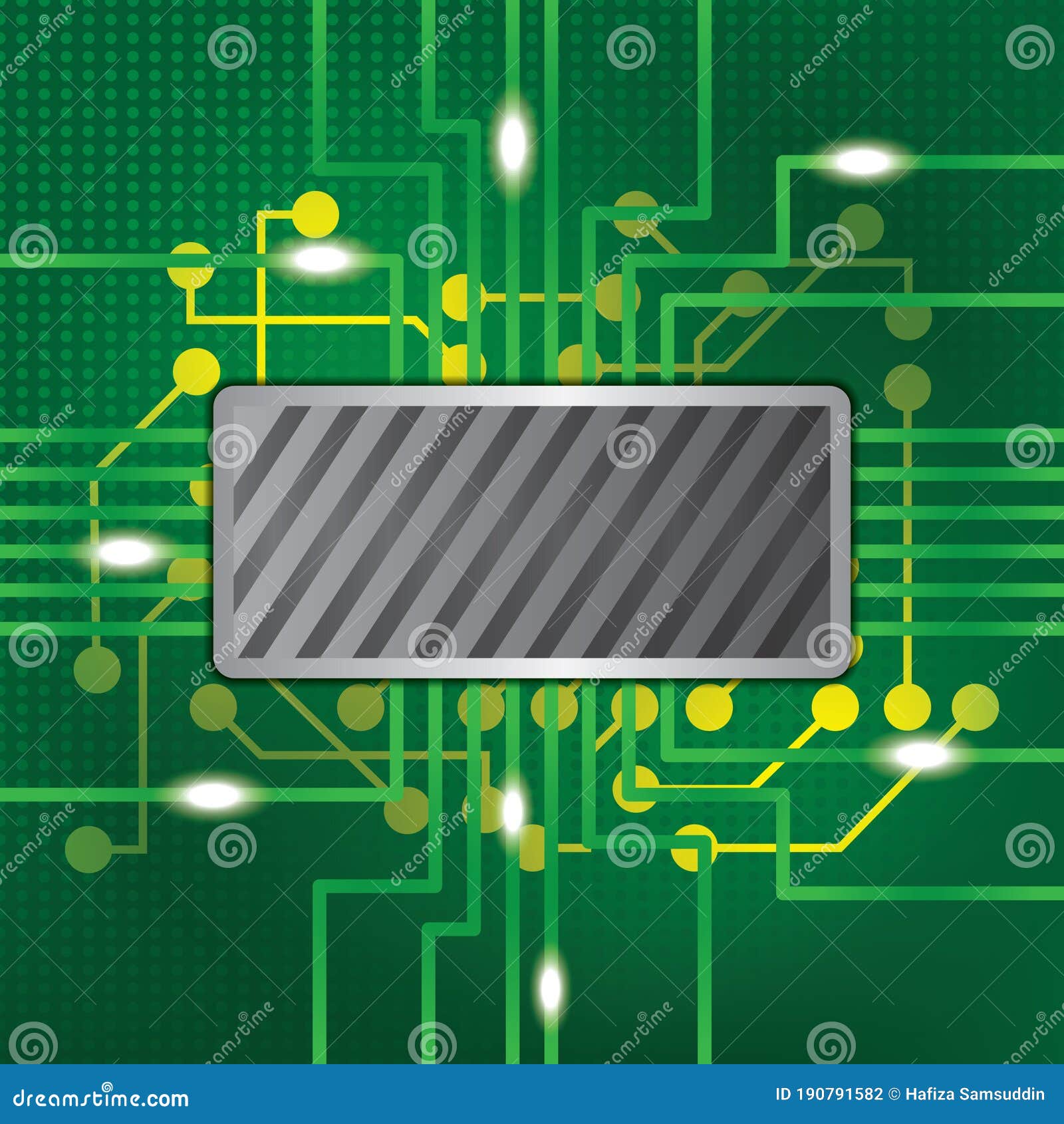 Electronic Circuit Background. Vector Illustration Decorative Design ...