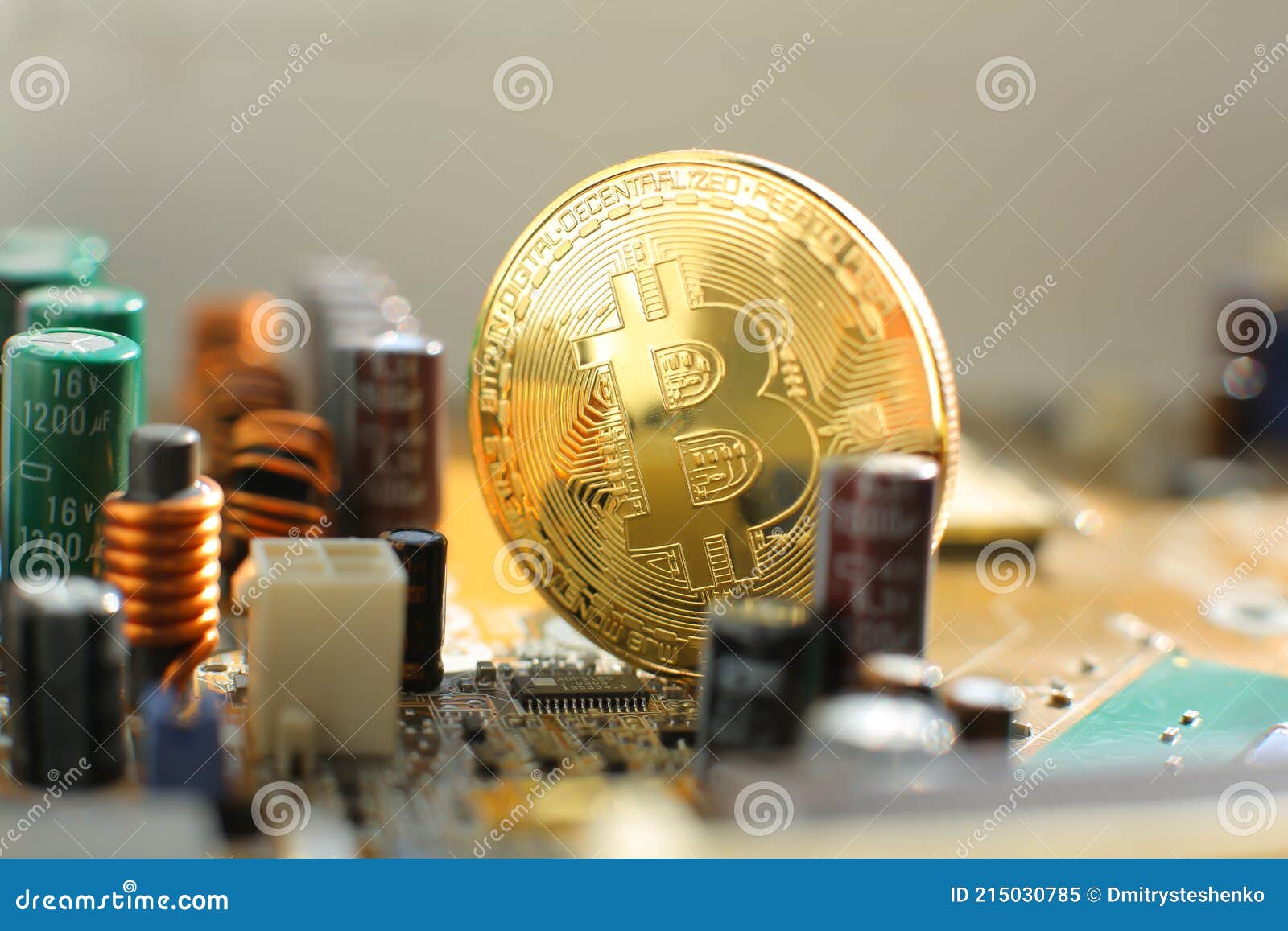 Electronic Circuit Blur. Blur Electronic Circuit Close Up Computer ...