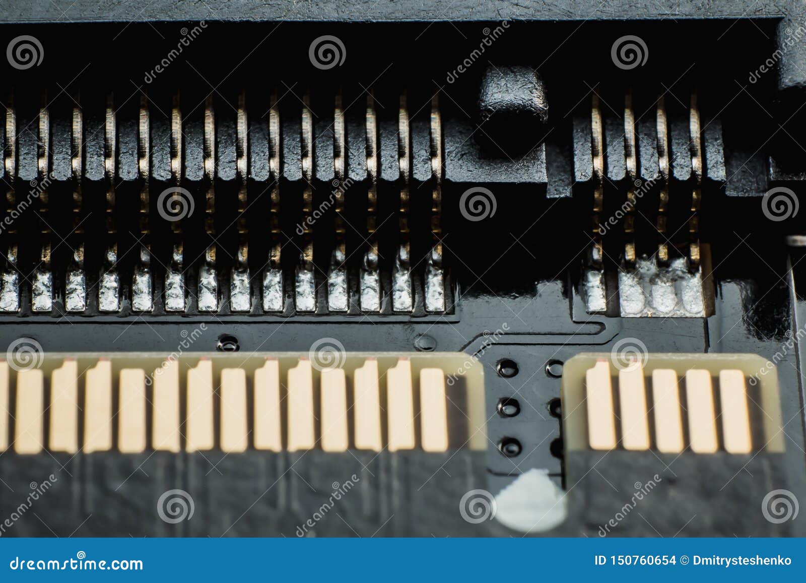 Electronic Circuit Blur Computer Board. Blur Electronic Circuit Close ...