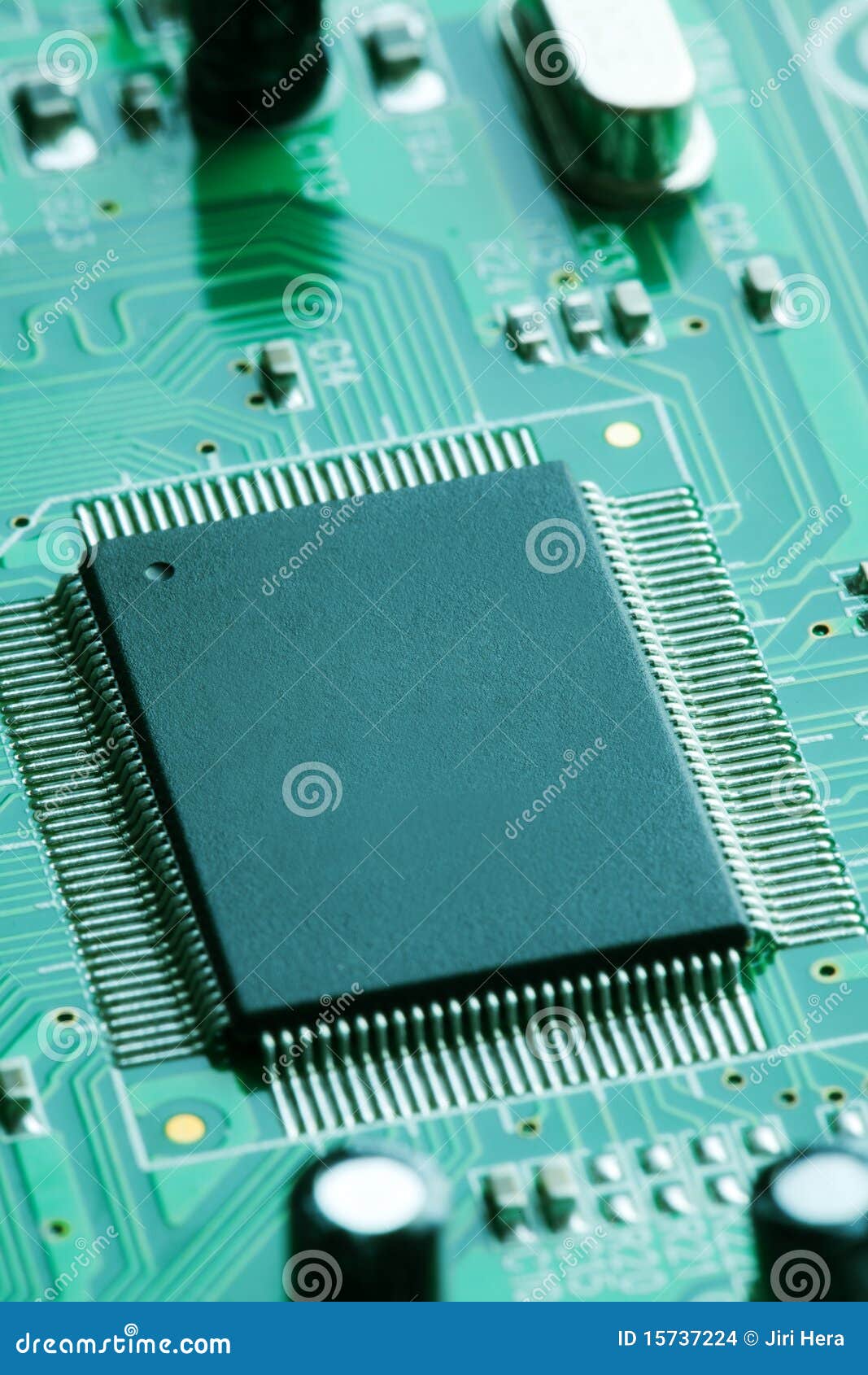 Electronic circuit board stock photo. Image of electric - 15737224