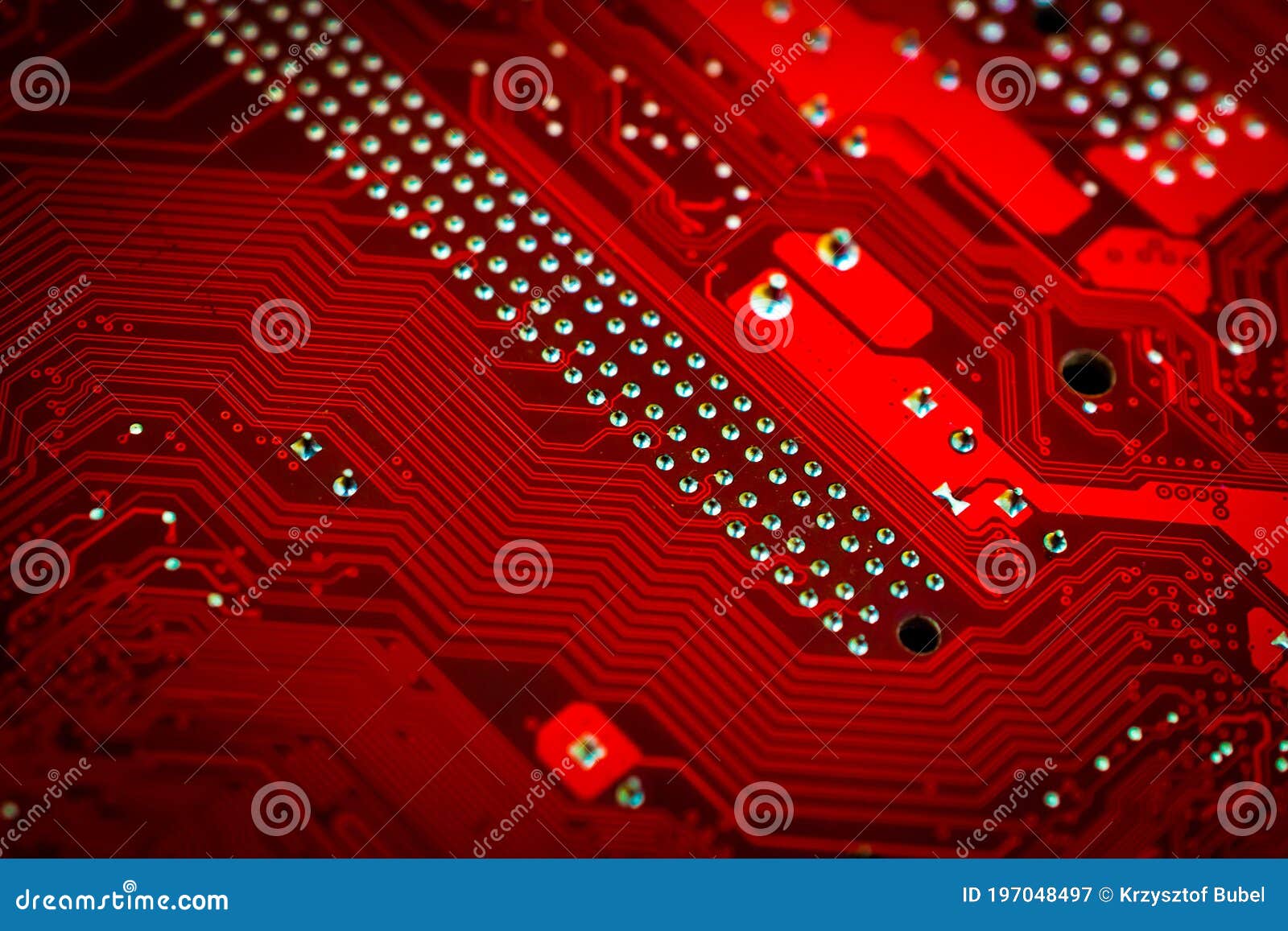 Electronic Circuit Board Abstract Background. Computer Hardware Stock ...