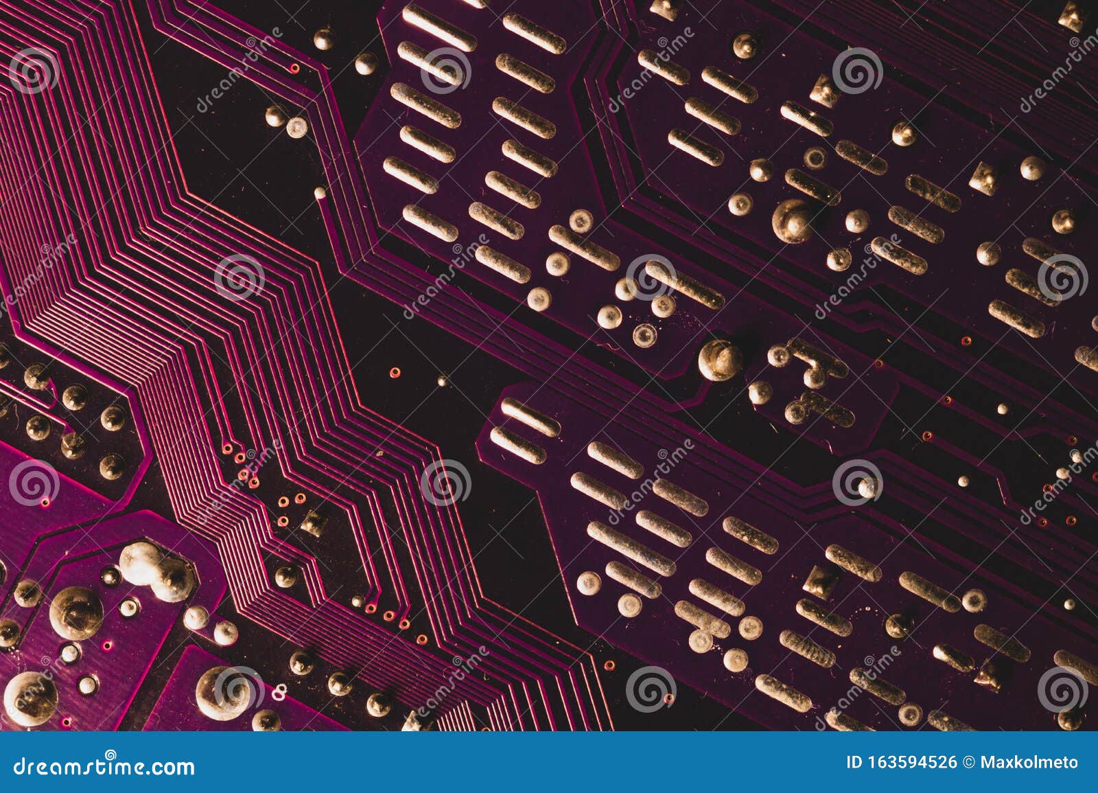 Electronic Circuit Board Abstract Background. Computer Hardware ...