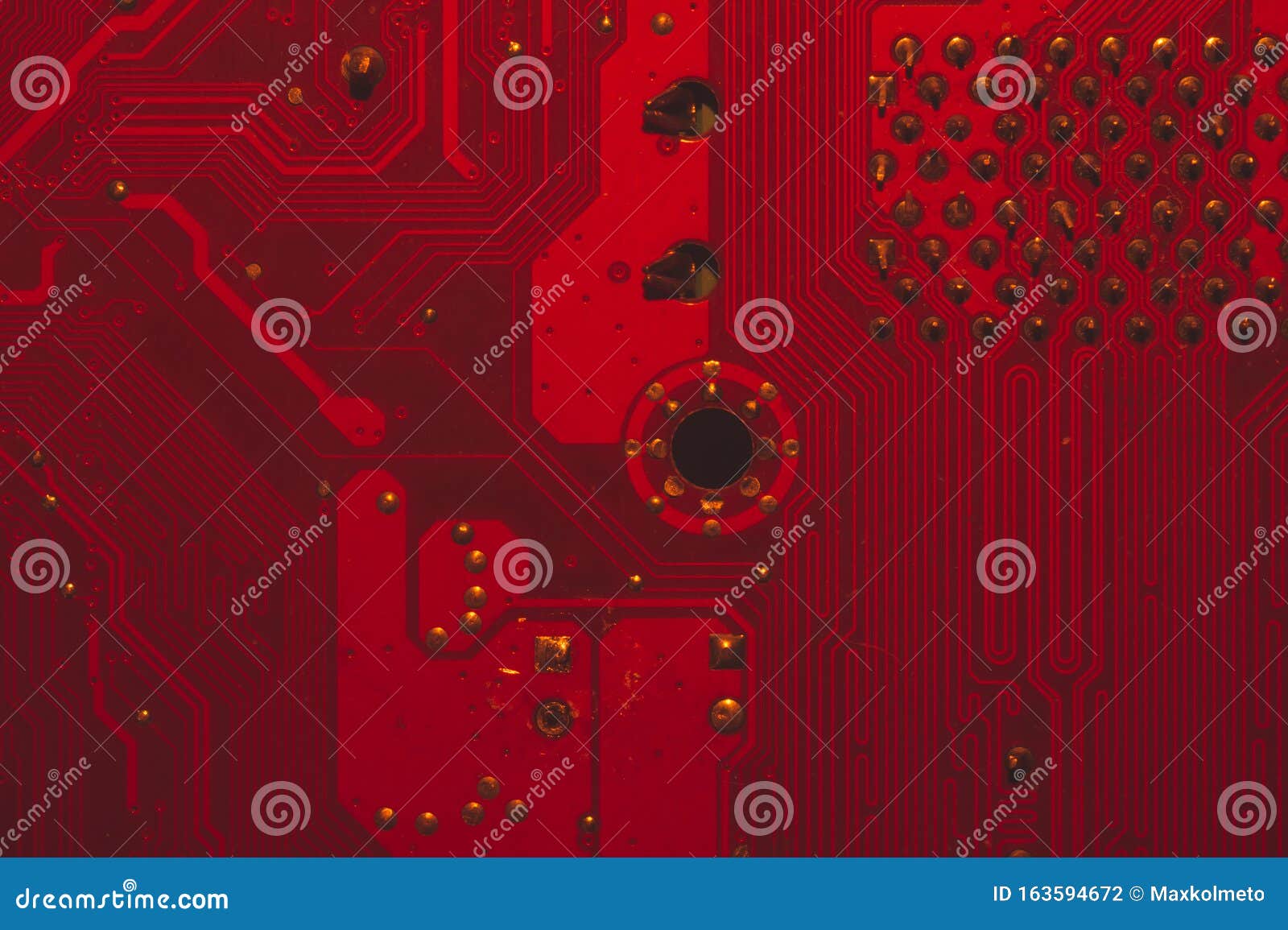 Electronic Circuit Board Abstract Background. Computer Hardware ...