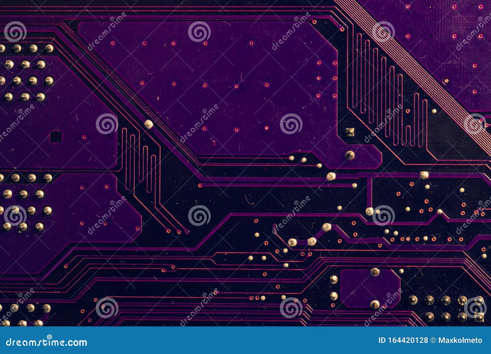 Electronic Circuit Board Abstract Background. Computer Motherboard ...