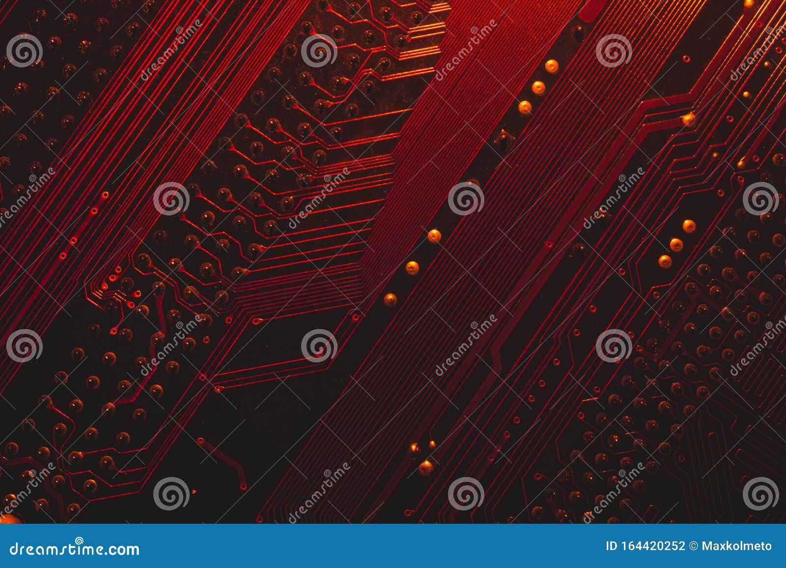 Electronic Circuit Board Abstract Background. Computer Motherboard ...