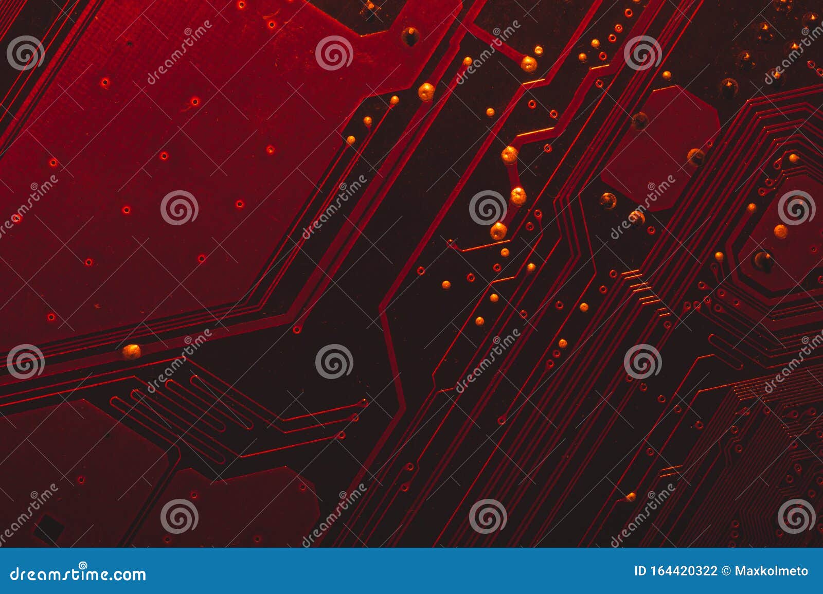 Electronic Circuit Board Abstract Background. Computer Motherboard ...