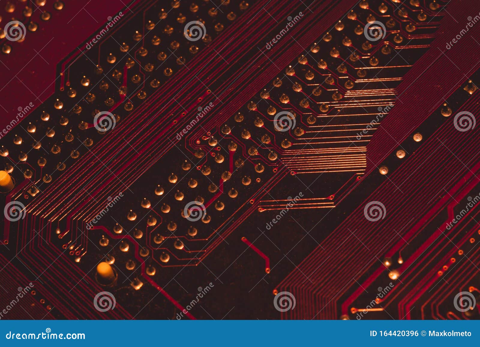 Electronic Circuit Board Abstract Background. Computer Motherboard ...