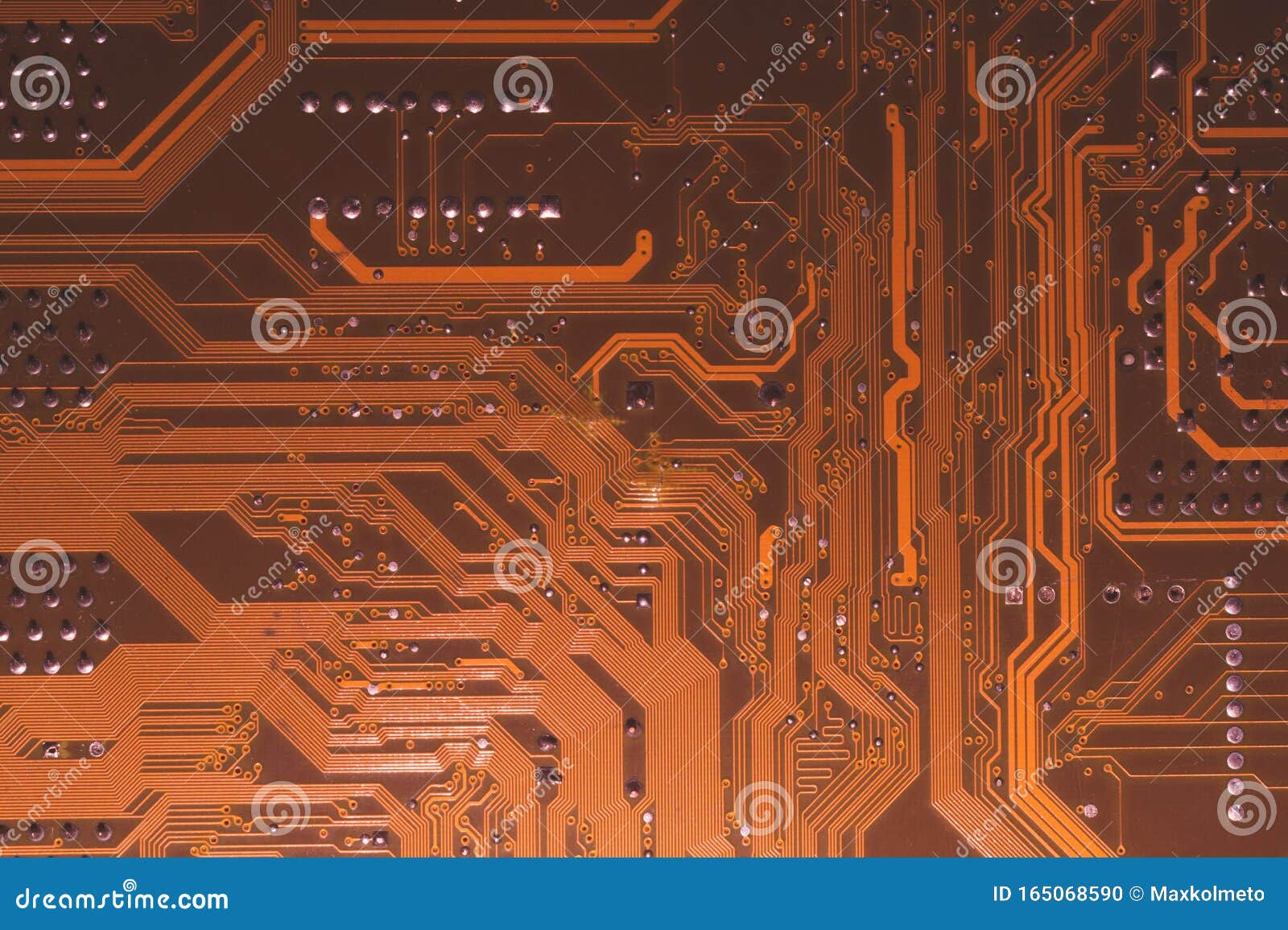 Electronic Circuit Board Abstract Background. Computer Motherboard ...