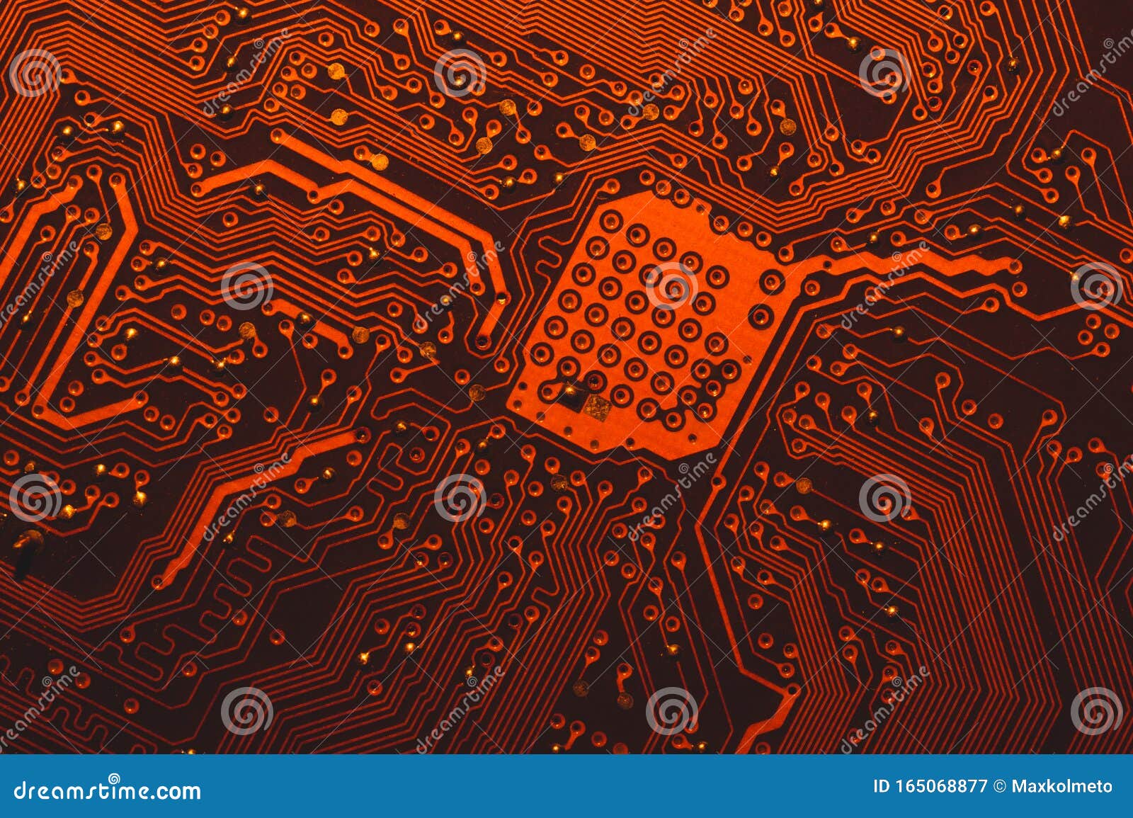 Electronic Circuit Board Abstract Background. Computer Motherboard ...