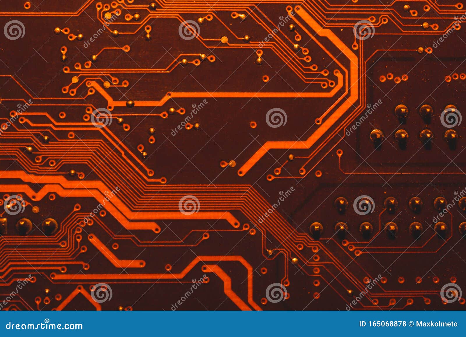 Electronic Circuit Board Abstract Background. Computer Motherboard ...