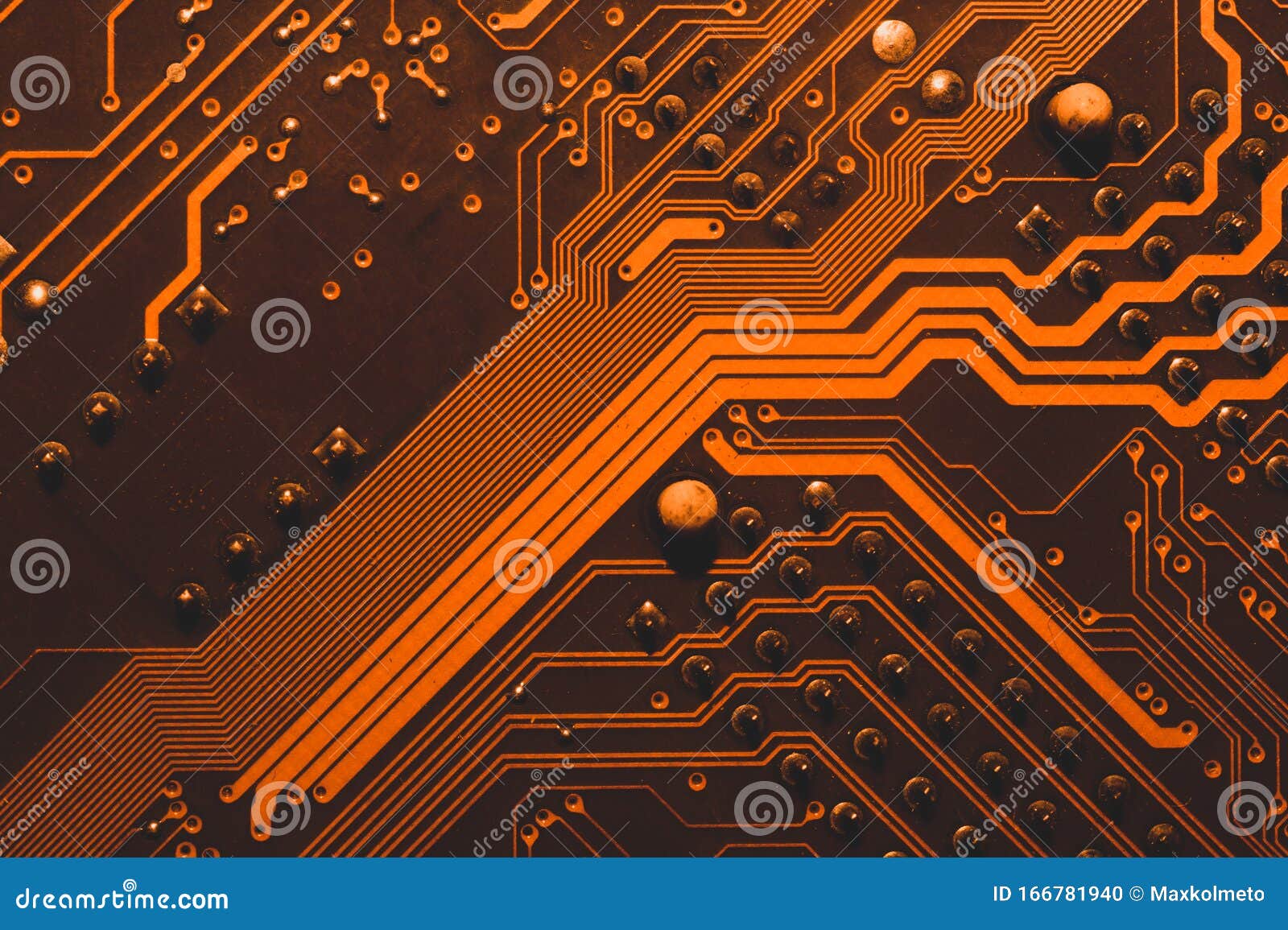 Electronic Circuit Board Abstract Background. Computer Motherboard ...