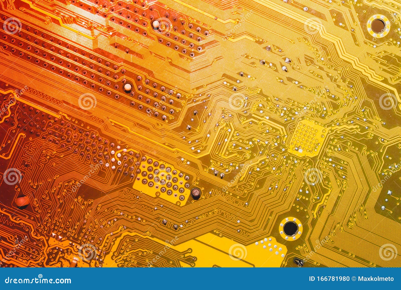 Electronic Circuit Board Abstract Background. Computer Motherboard ...