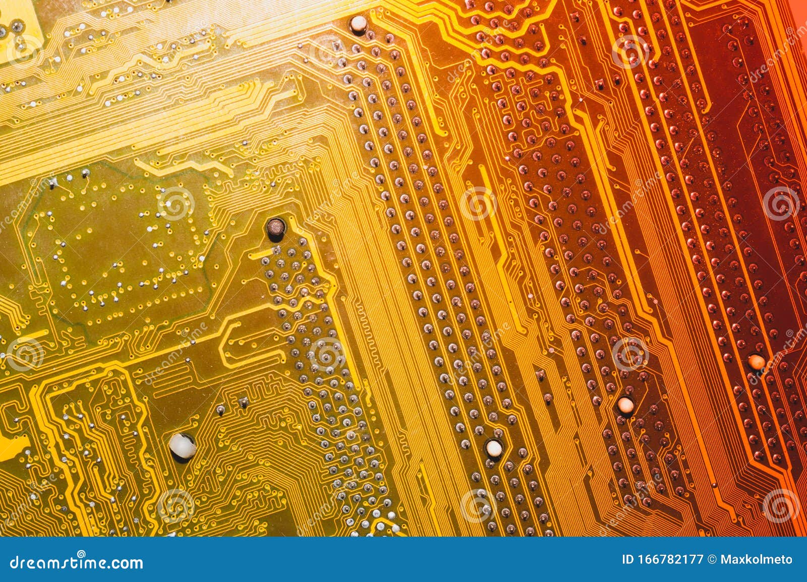 Electronic Circuit Board Abstract Background. Computer Motherboard ...