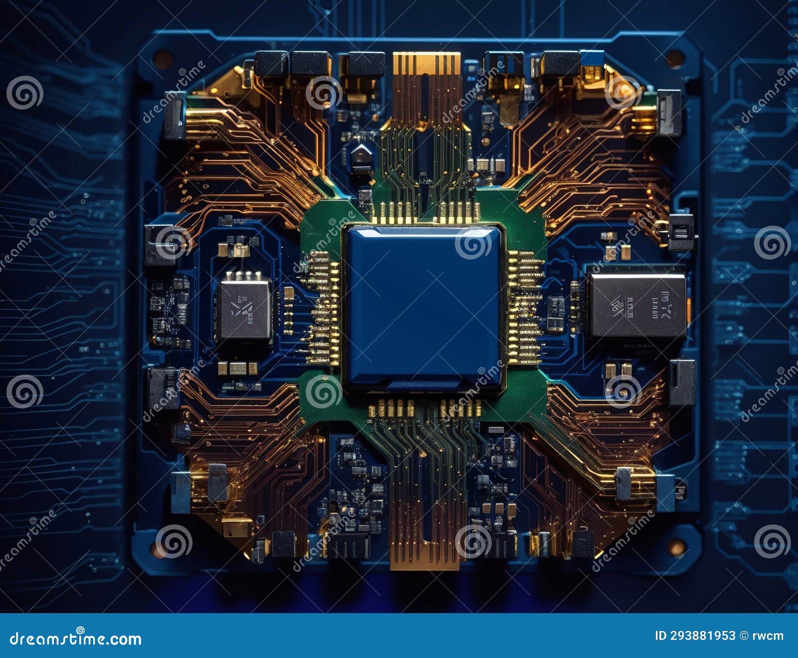 CPU Microprocessor And Chips Icons Set. Vector | CartoonDealer.com ... CPU Microprocessor And Chips Icons Set. Vector | CartoonDealer.com ...