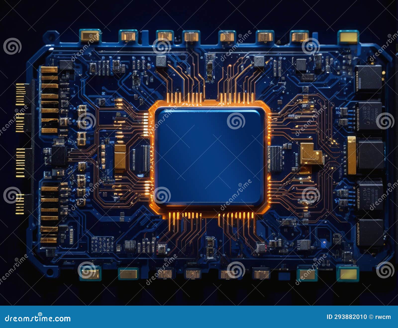 Electronic Circuit Board with AI Processor, the Ultimate Processing ...