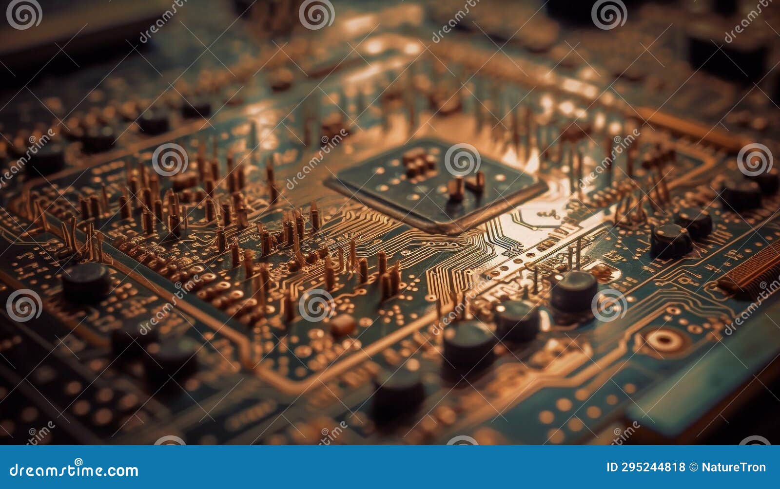 Close Up of Board Close Up of Electronic Circuit Board Electronic ...