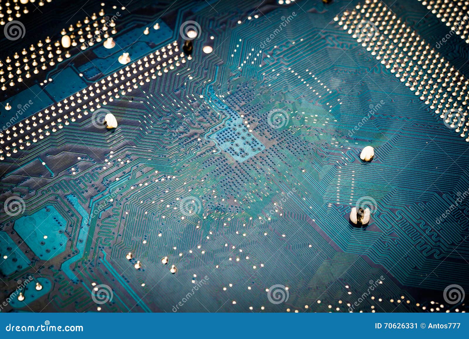 Electronic Circuit Board Close Up Stock Image - Image of legs, digital ...