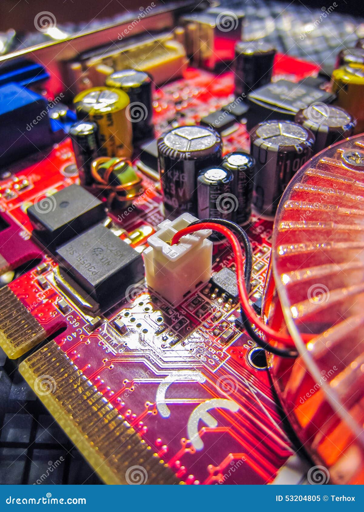 Electronic circuit board stock image. Image of board - 53204805