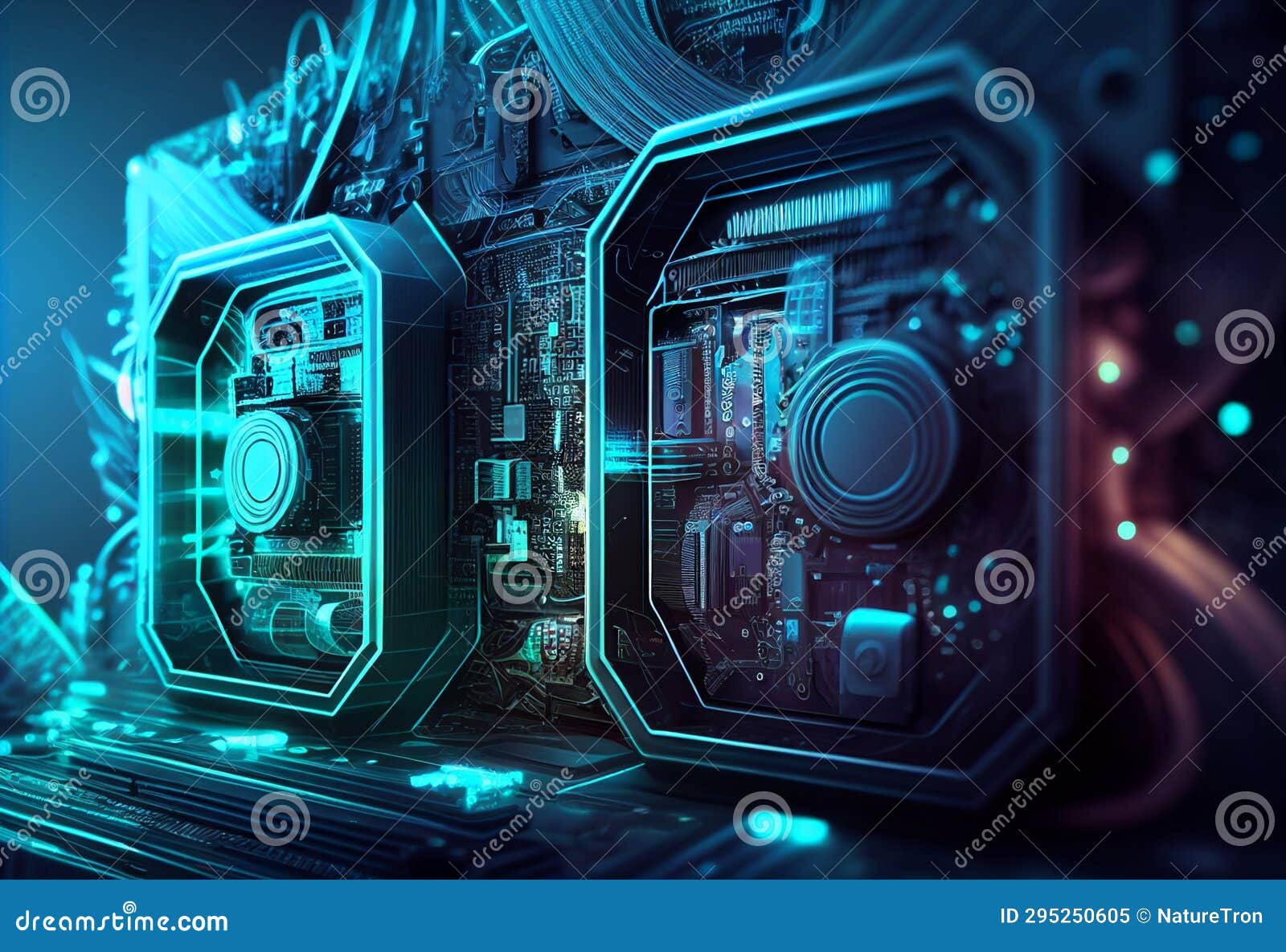 Circuit Board with Circuit Computer Circuit Board Electronic Circuit ...