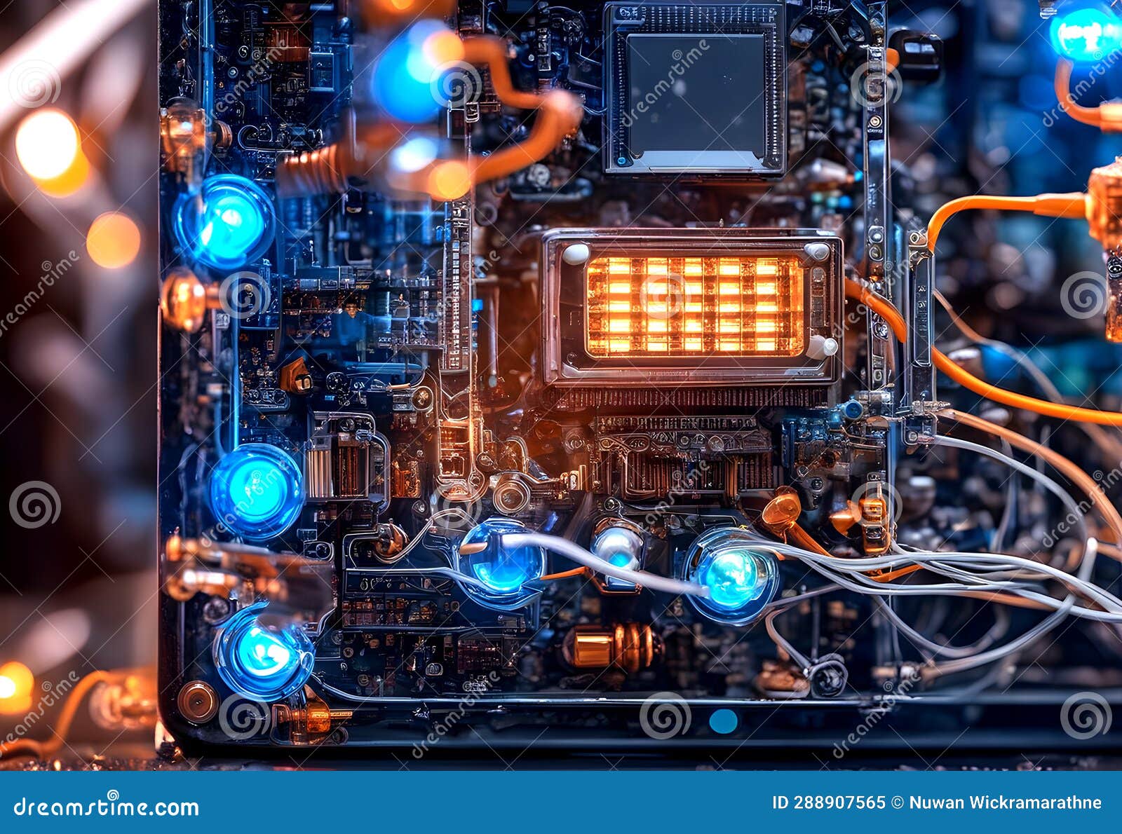 Electronic Circuit Board. Electronic Computer Hardware Technology ...