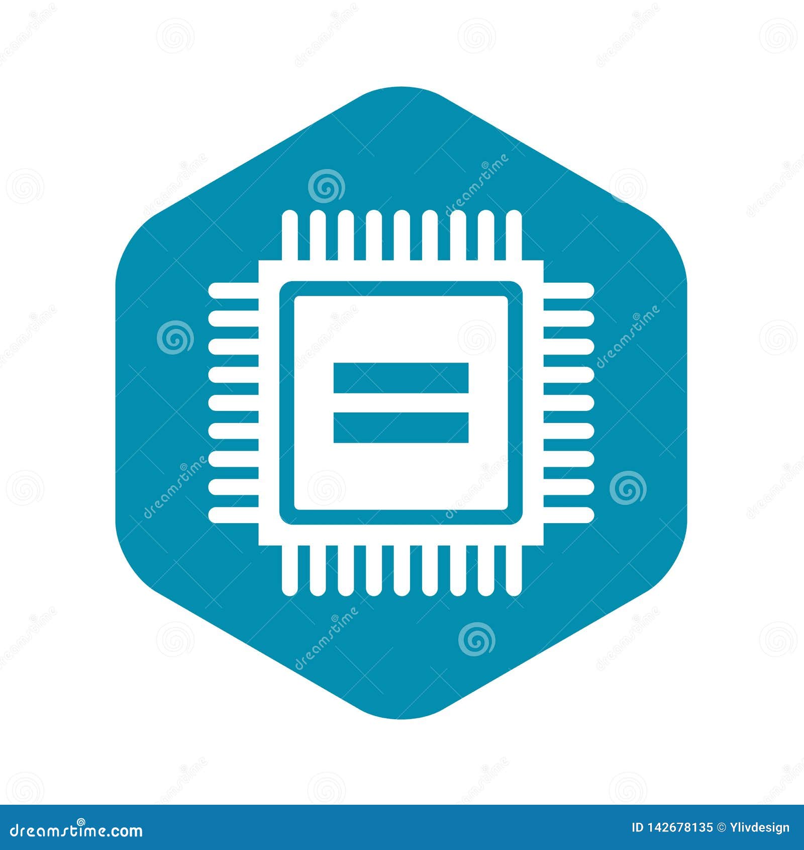 Electronic Circuit Board Icon, Simple Style Stock Vector - Illustration ...