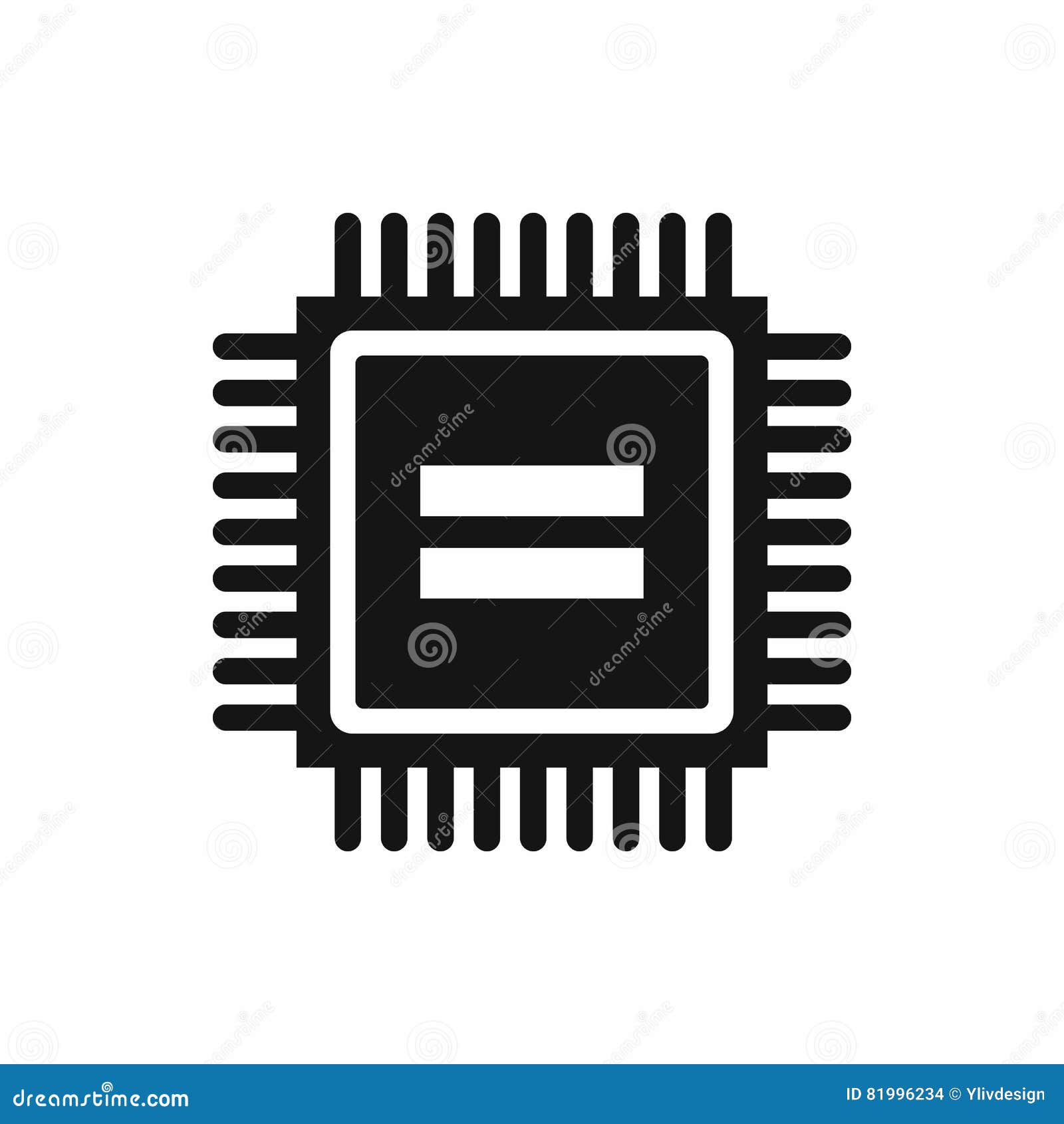 Electronic Circuit Board Icon, Simple Style Stock Vector - Illustration ...