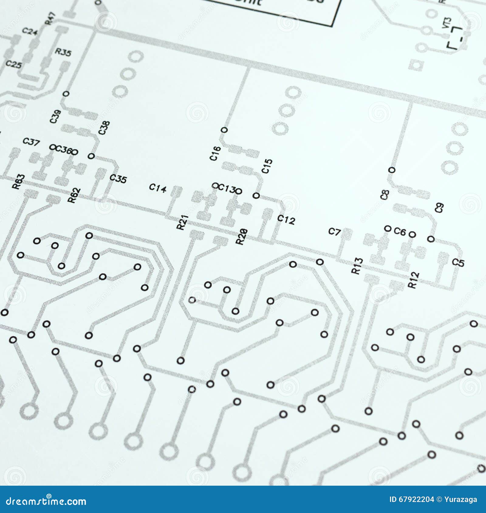 Electronic Circuit Board Schematic Stock Photo - Image of design ...