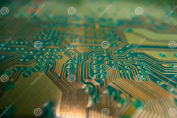 Electronic Circuit Board Technology Background. Electronic Plate ...