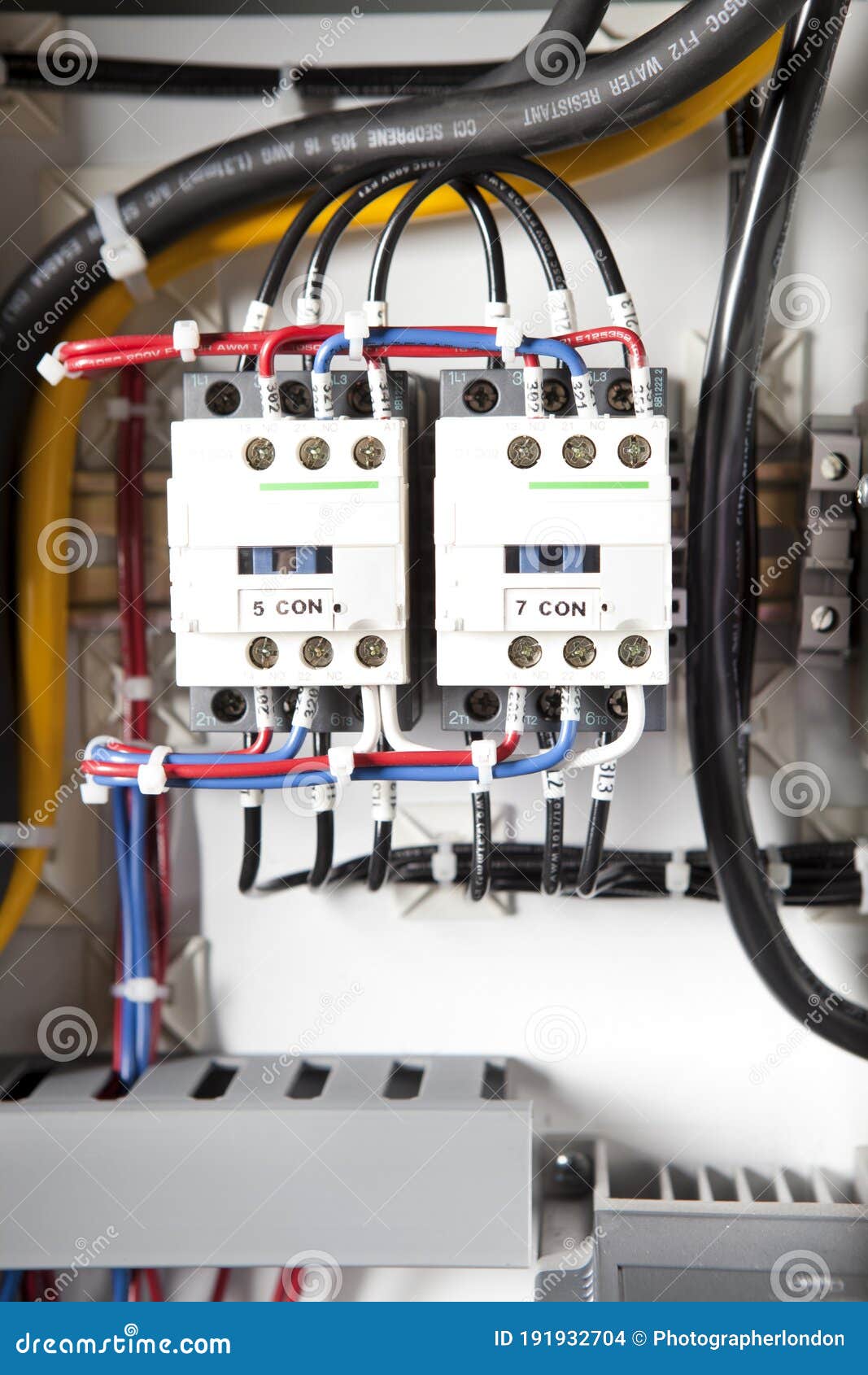 Electronic Circuit Board with Wires. Stock Photo - Image of integrated ...