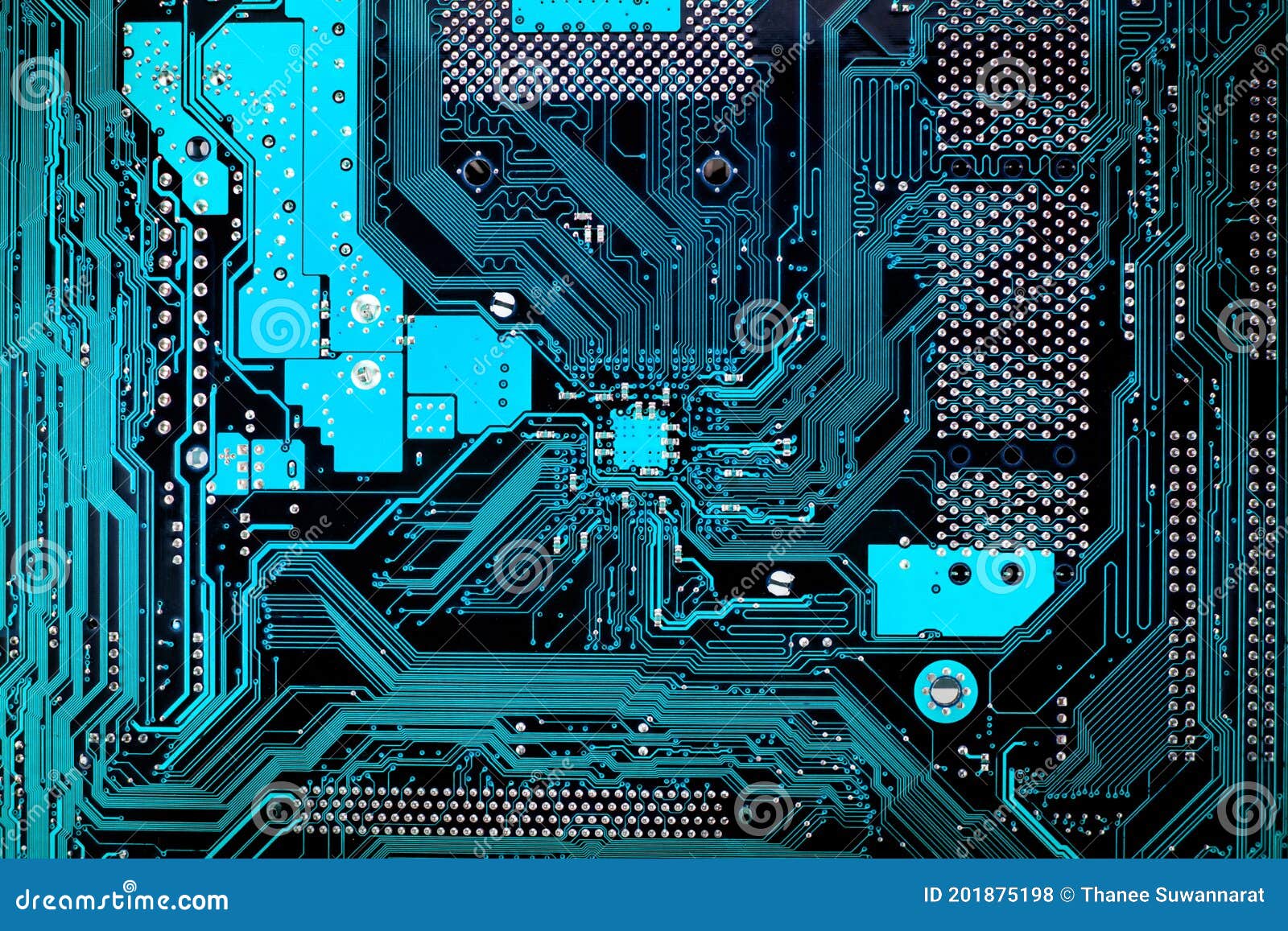 Electronic Circuit Boards Blue, Computer Motherboard,texture And ...