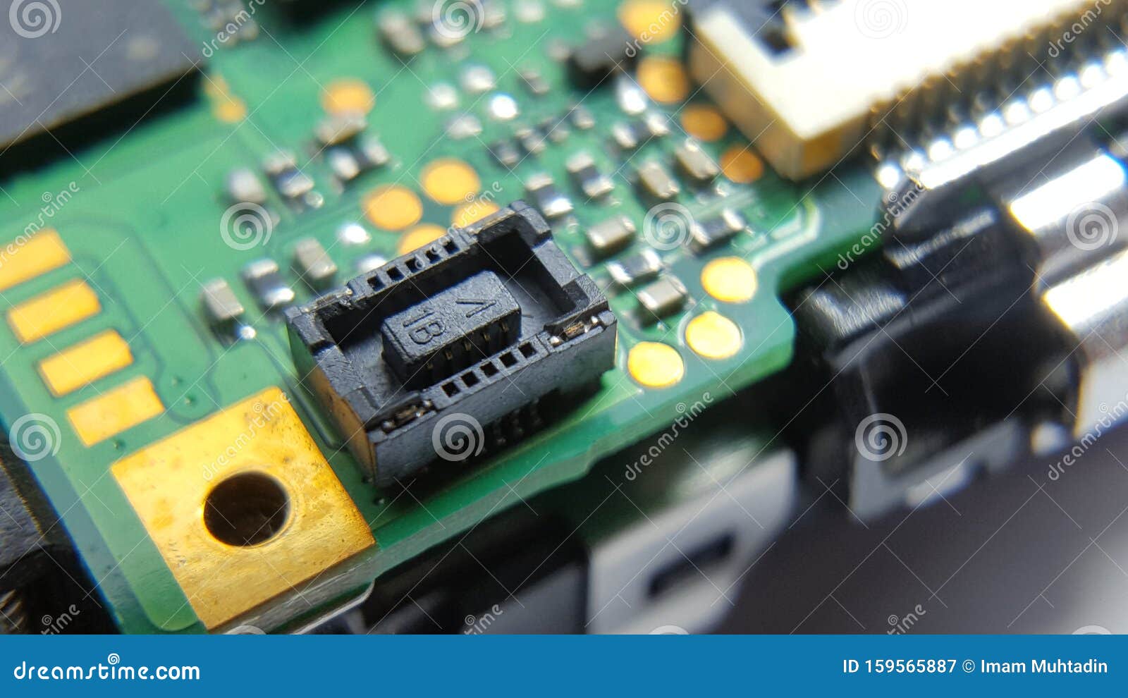 Electronic Circuit Boards with Micro Components Stock Image - Image of ...