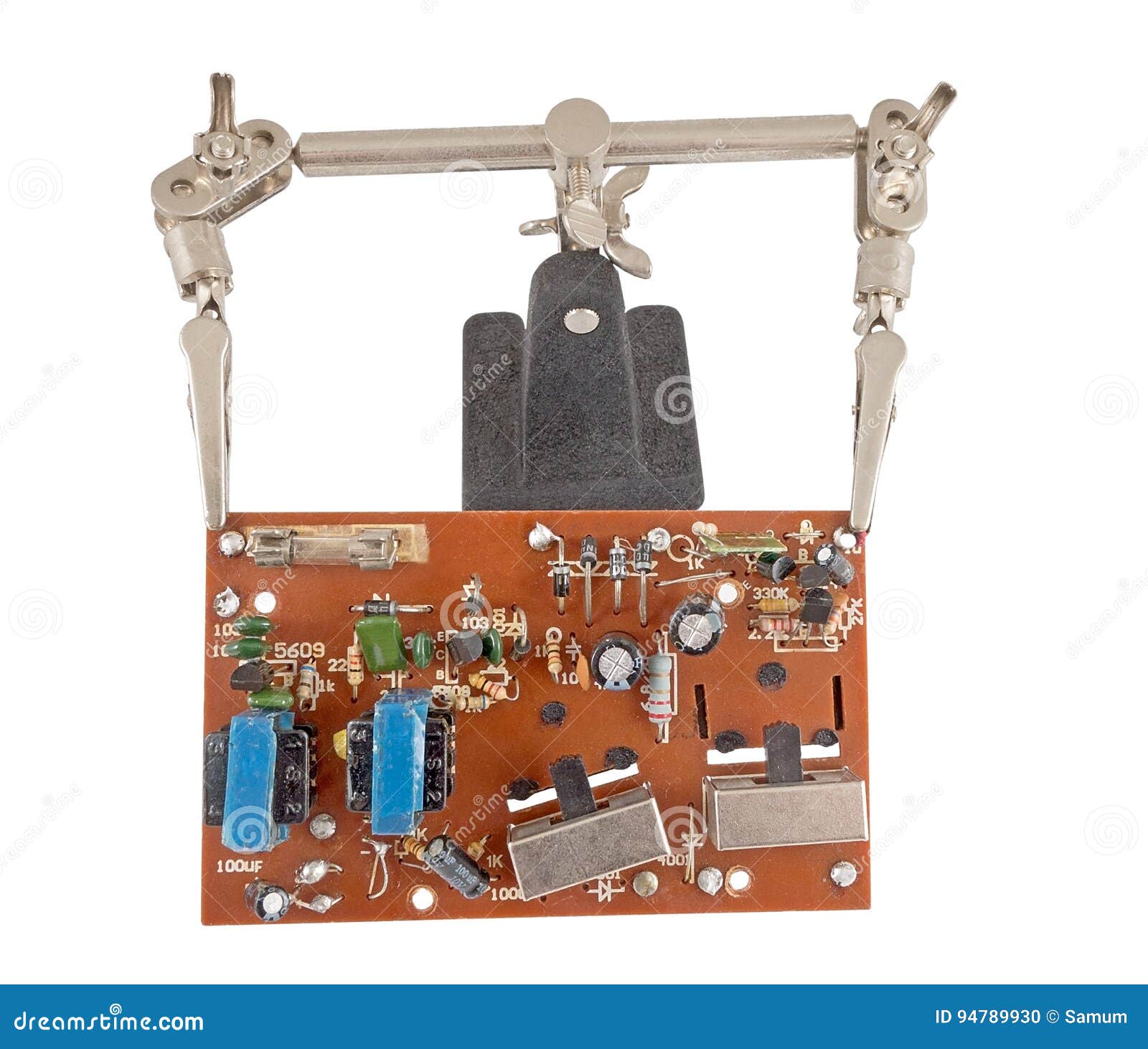 Electronic circuit boards stock photo. Image of detail - 94789930