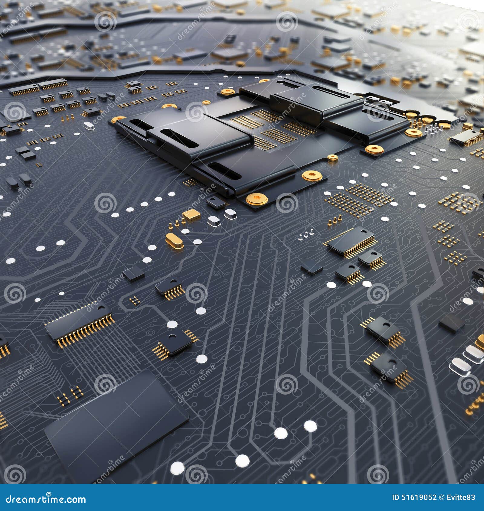 Circuit Chip Board Semiconductor Technology Infographic. Infograph ...
