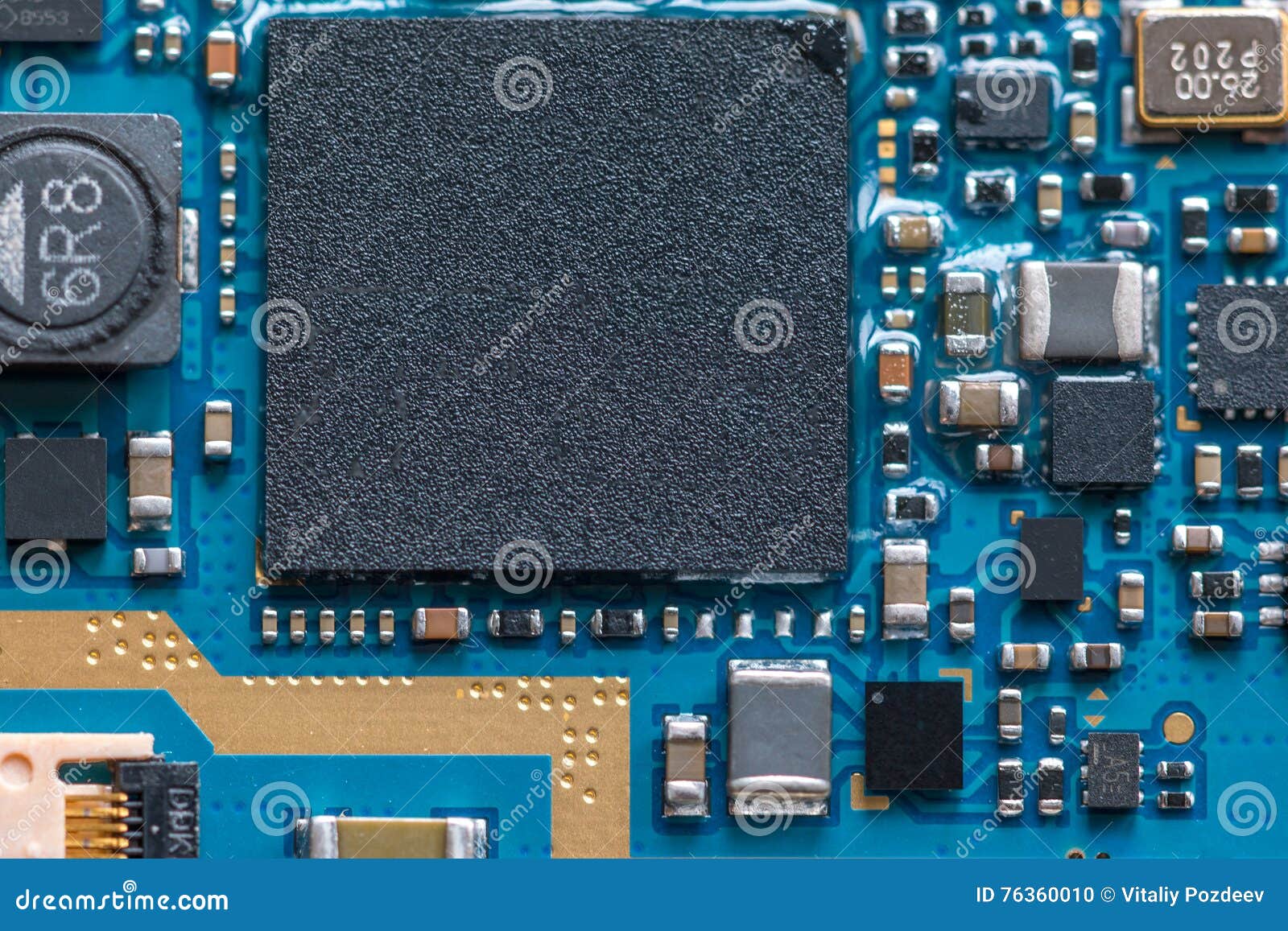 Electronic Circuit Chip on Pcb Board Stock Photo - Image of electric ...