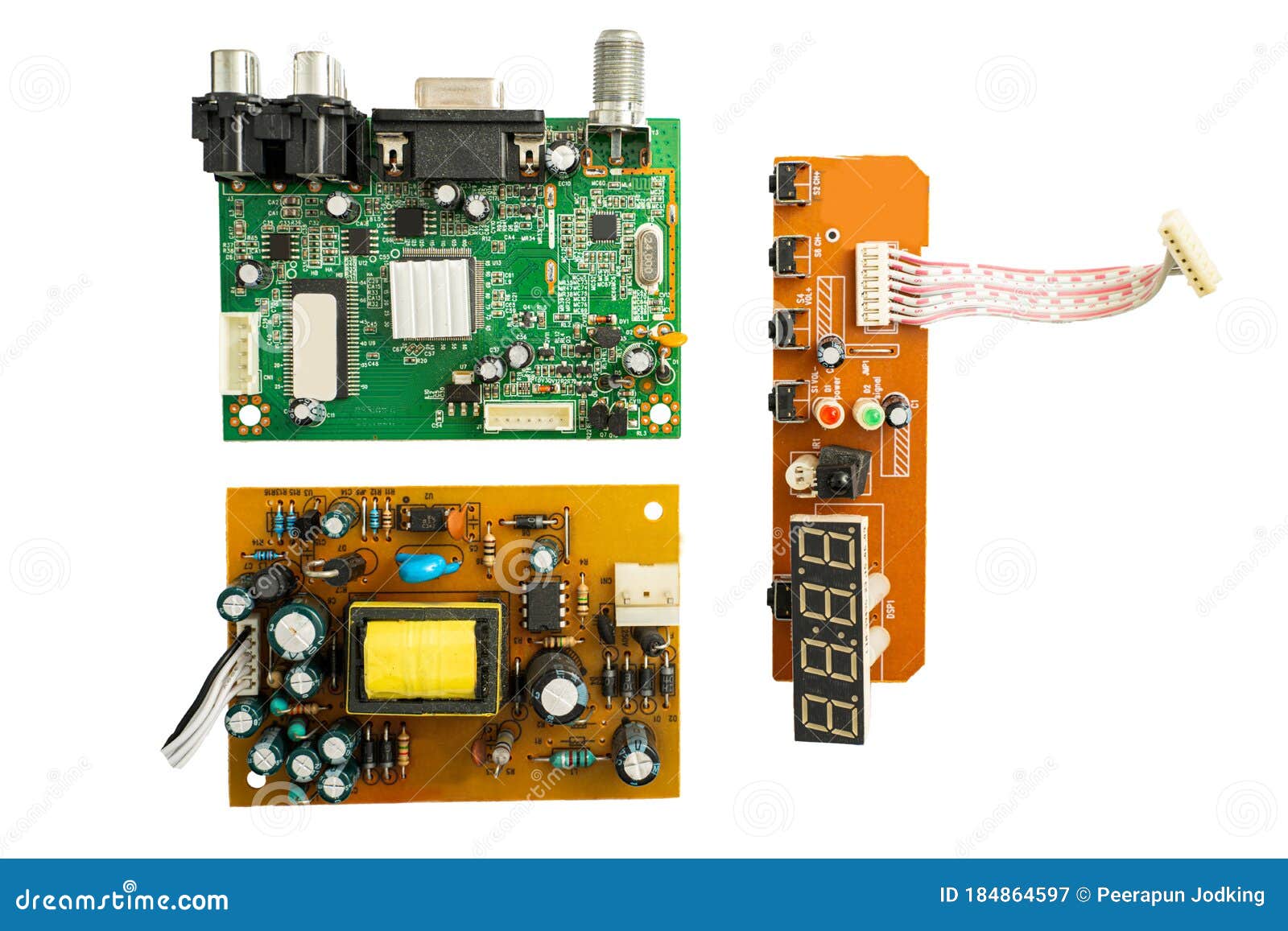 Pcba Electronic Meter Made By Edmi Compny Royalty-Free Stock ...