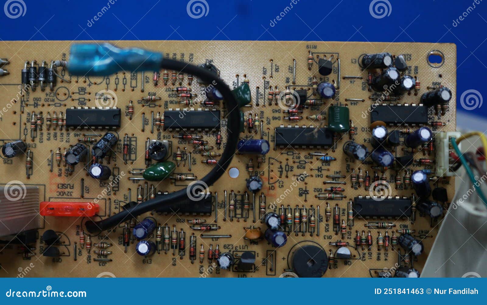 The Electronic Circuit in an Electronic Digital Device Stock Image ...