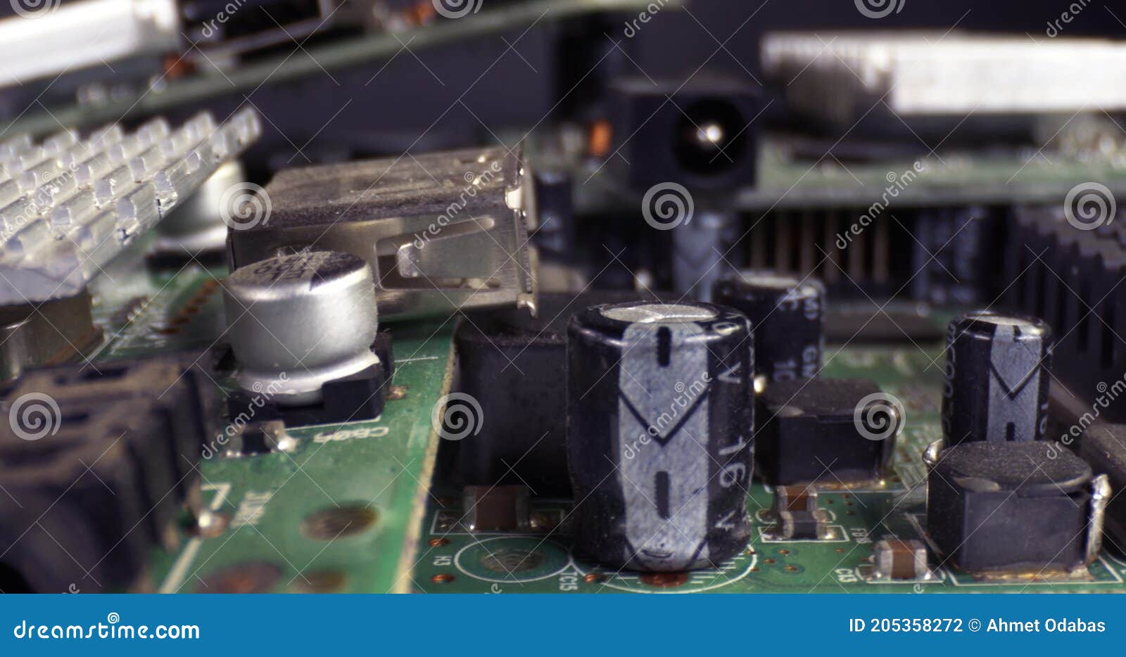 Electronic Circuit Elements Stock Footage - Video of data, closeup ...