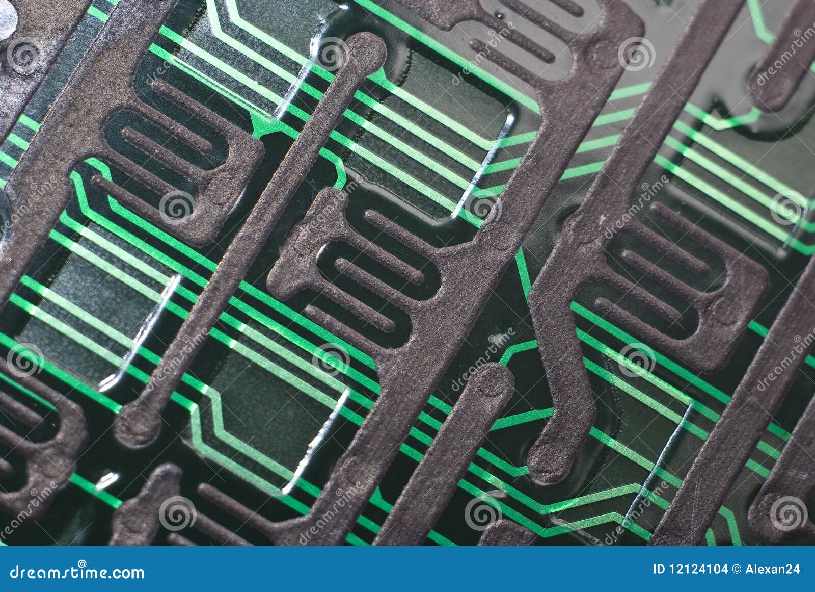 Electronic circuit plate stock photo. Image of microchip - 12124104