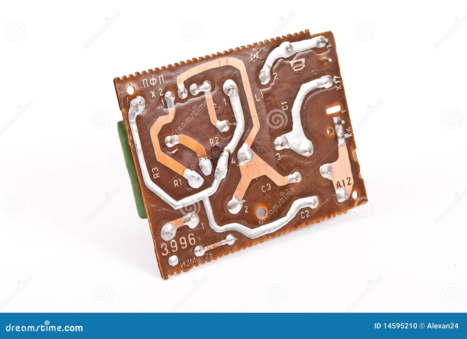 Electronic circuit plate stock photo. Image of assembly - 14595210