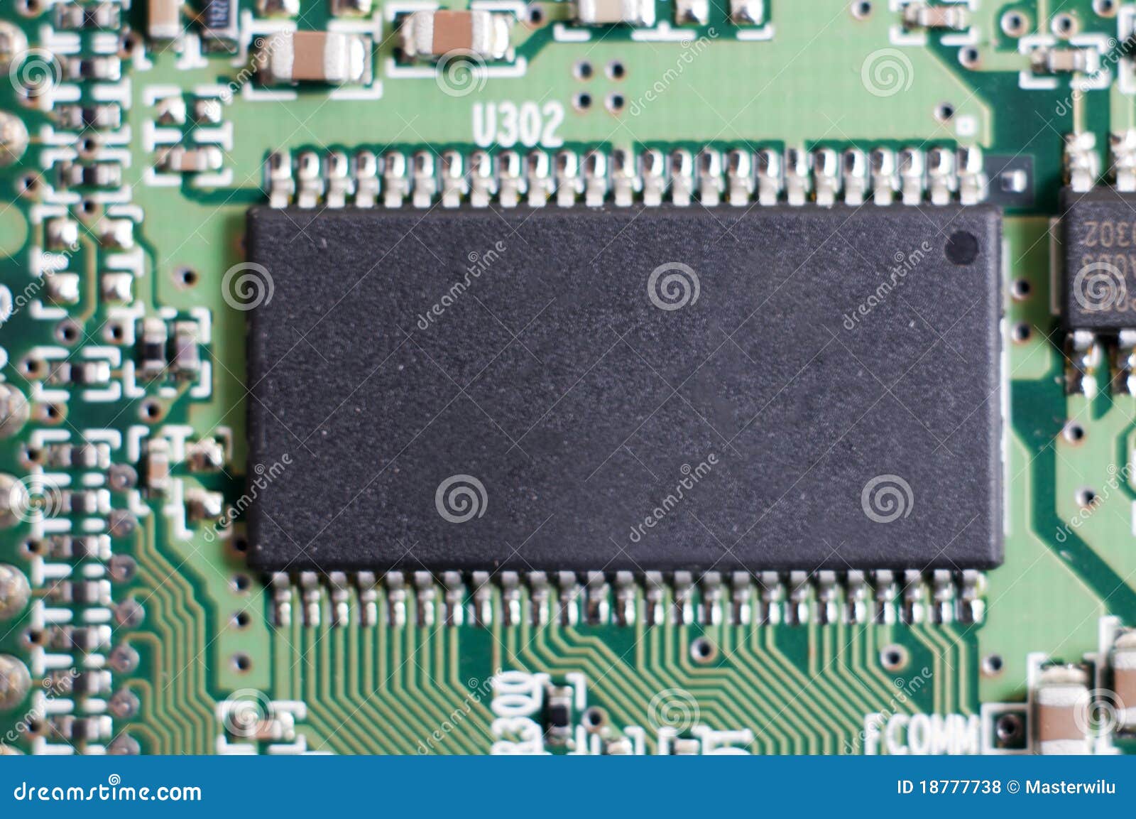 Electronic circuit plate stock photo. Image of card, scheme - 18777738